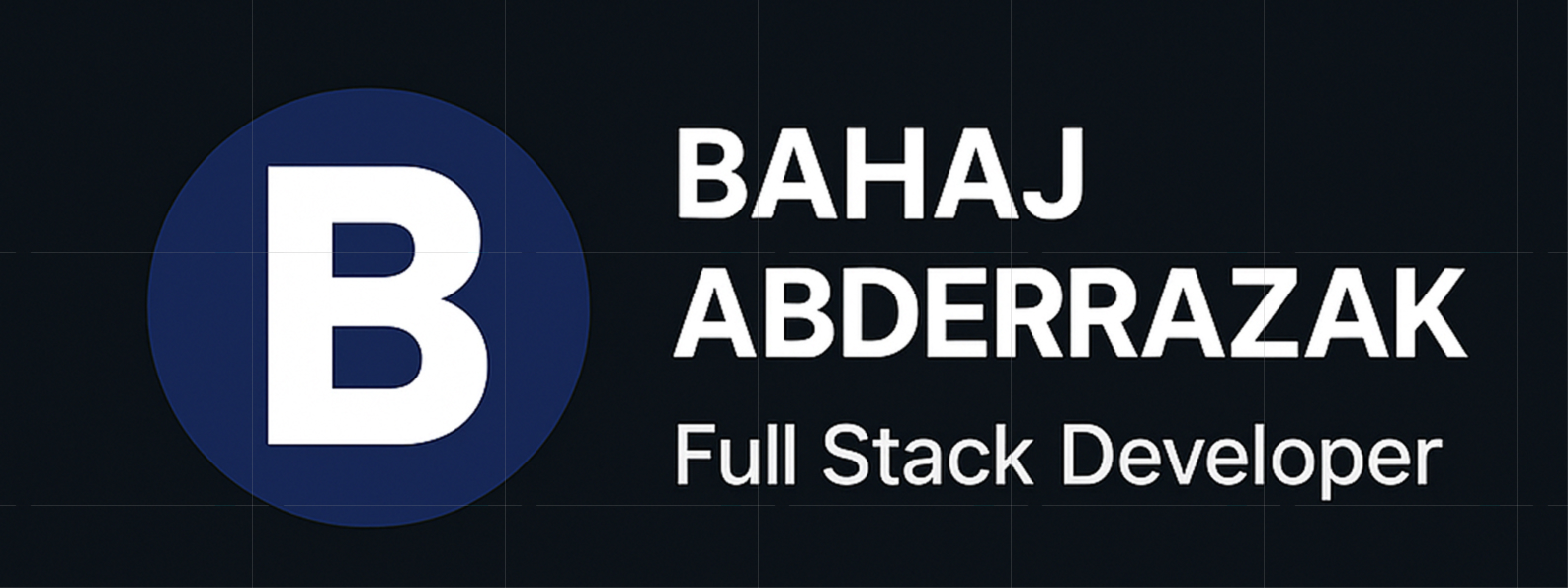 BAHAJ ABDERRAZAK | Full Stack Developer